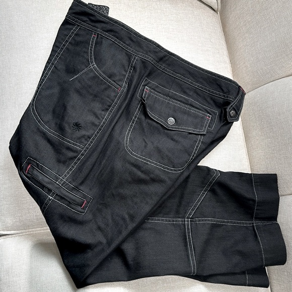 Athleta | Jeans | Athleta Denim Crop Cargoish Pant 2 Tall | Poshmark